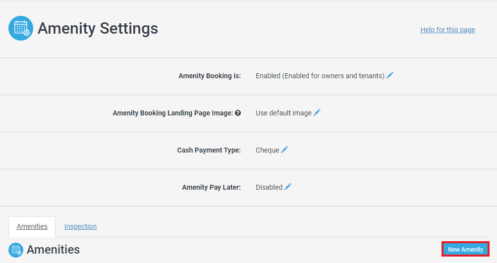 How to Create an Amenity – Condo Control - English