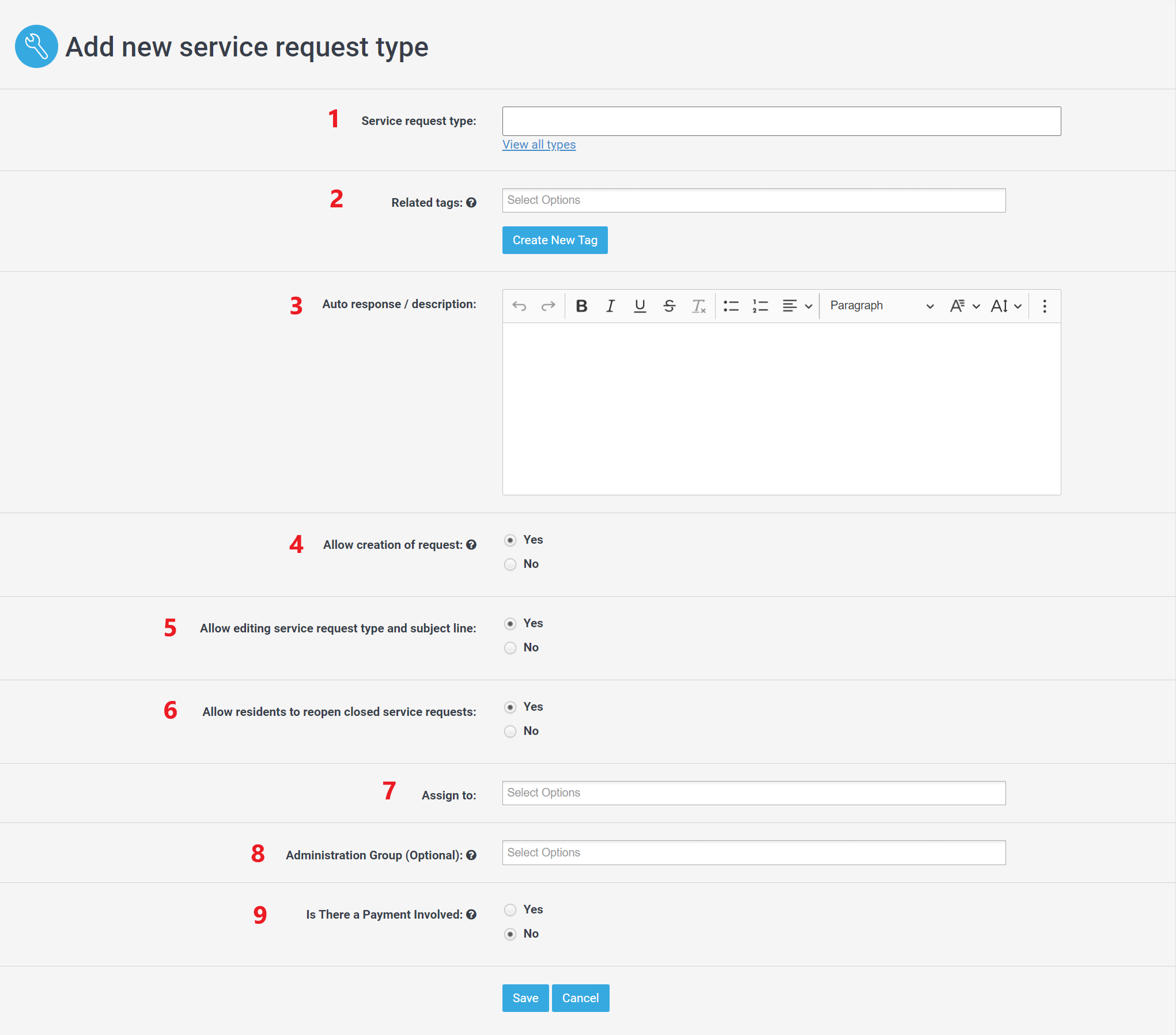 Service Requests: How to Add/Edit Service Request Types & Custom Fields ...