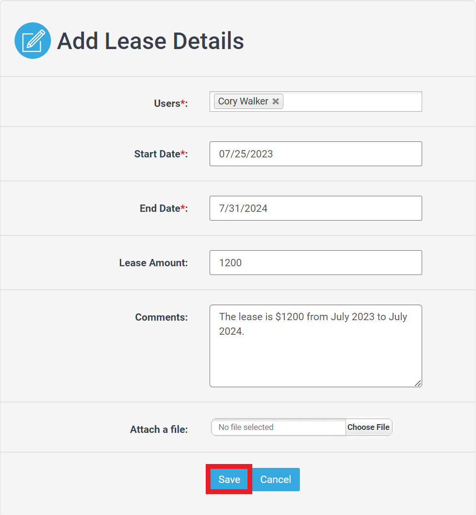How to Create a Lease – Condo Control - English