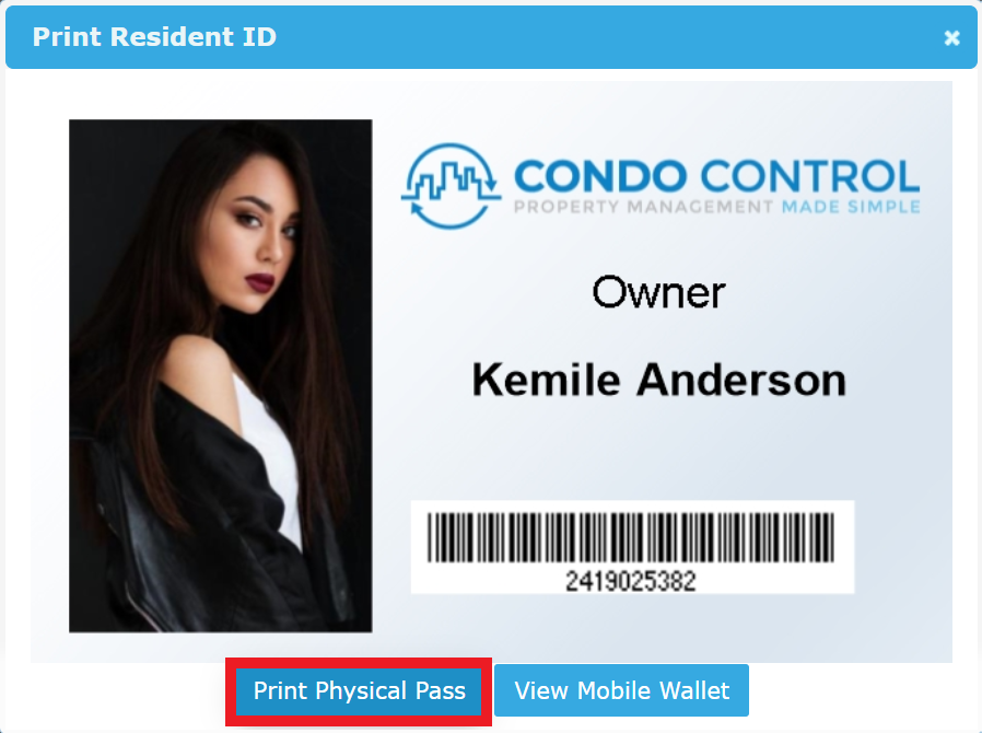 Badge: How to View and Print Badges – Condo Control - English
