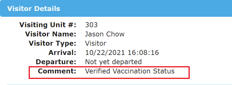 How to Add Visitor and Authorization Notes – Condo Control - English