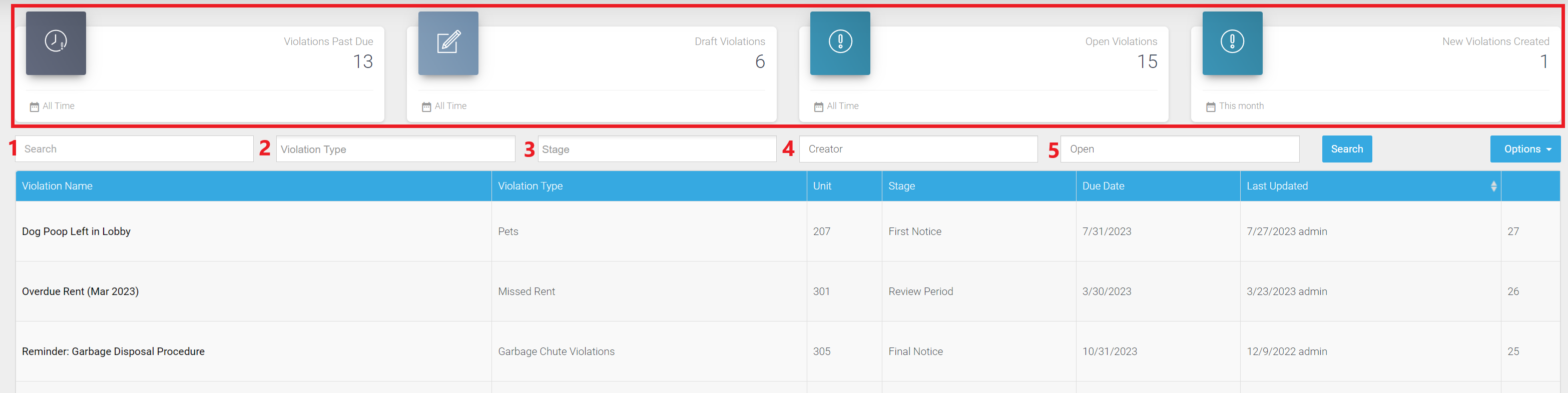 How To Search For a Violation – Condo Control - English