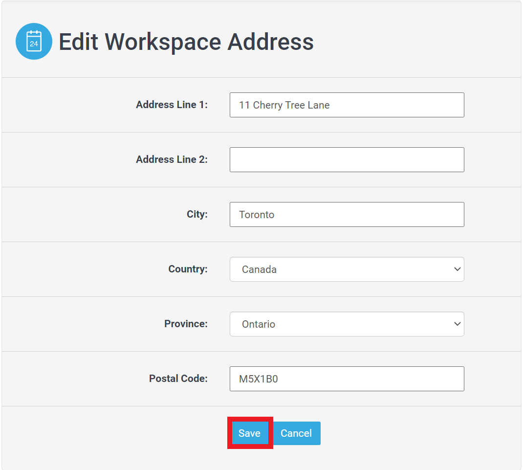 Workspace Settings - General Workspace Setup – Condo Control - English