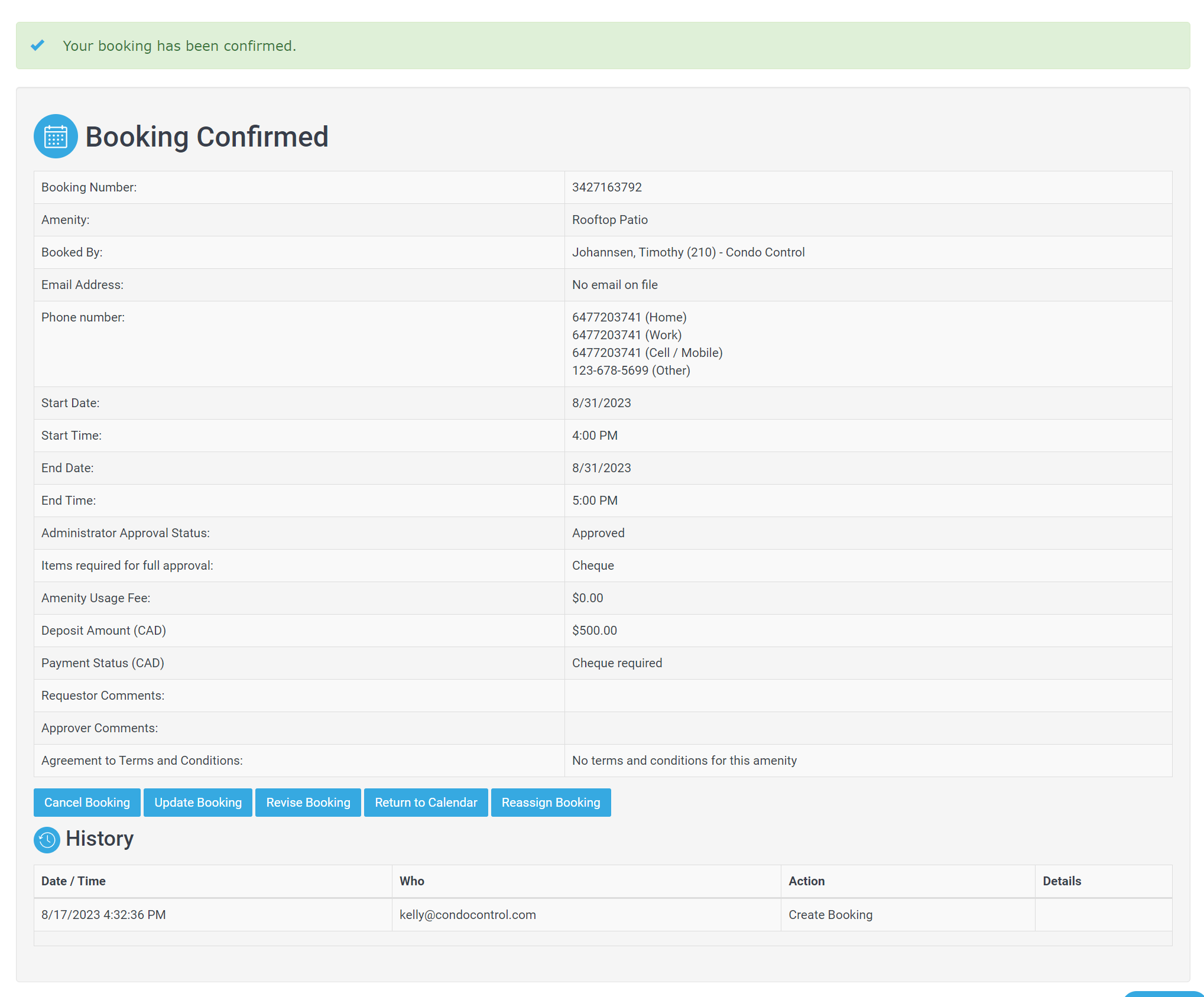 How to Book an Amenity Booking Request on Behalf of a Resident – Condo ...