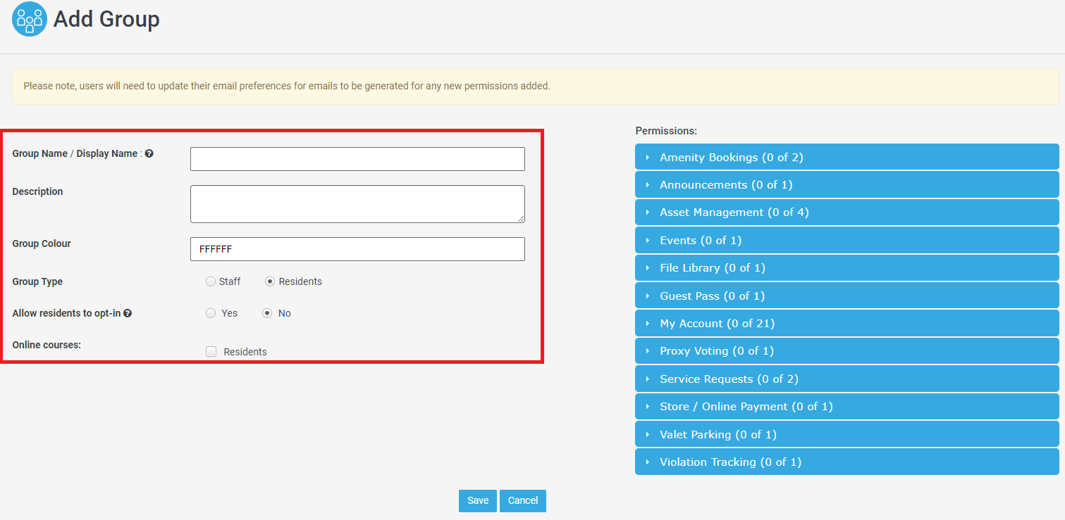 How to Create a New Group – Condo Control - English