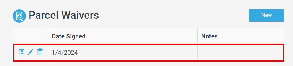 How to Add & Upload Parcel Waiver Forms – Condo Control - English