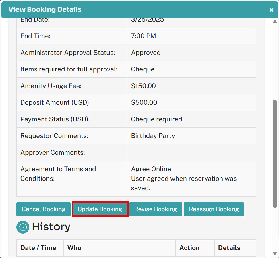 How To Update, Revise & Reassign Amenity Bookings – Condo Control - English