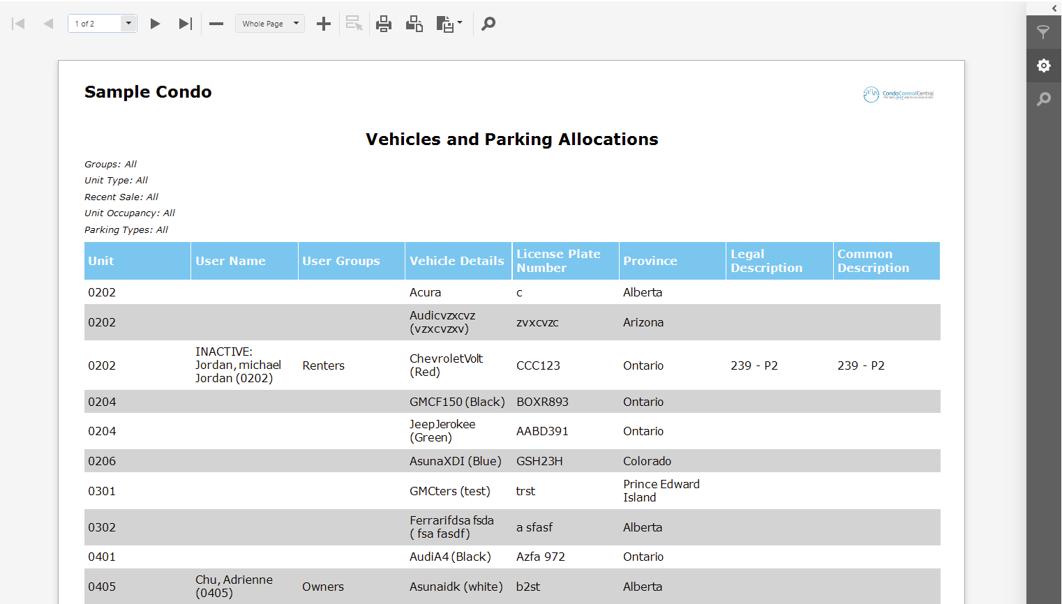 Security and Concierge User Guide: Reports for Security Guards – Condo ...
