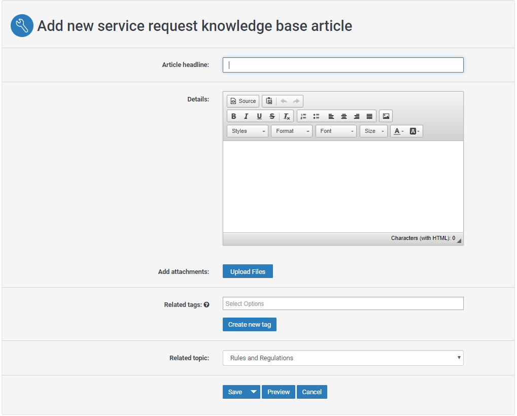 Service Requests: How to Add/Edit FAQ's and Knowledge Base – Condo ...
