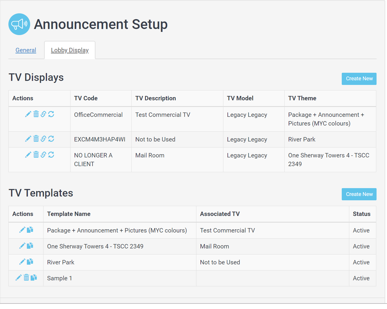 Lobby Display: How to Create a New Template – Condo Control - English