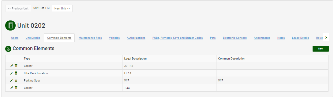 How to edit Unit Details – Condo Control - English