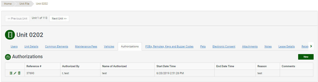 How to edit Unit Details – Condo Control - English