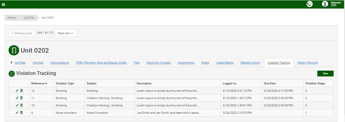 How to edit Unit Details – Condo Control - English
