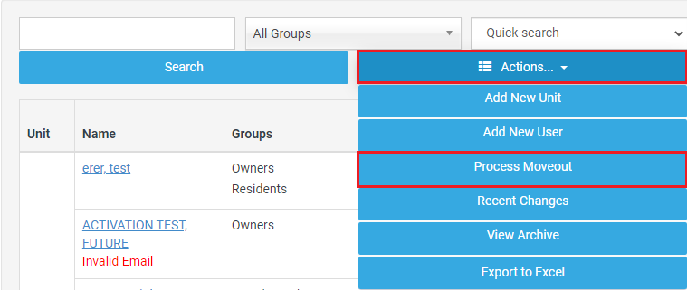How to process a unit ownership change – Condo Control - English