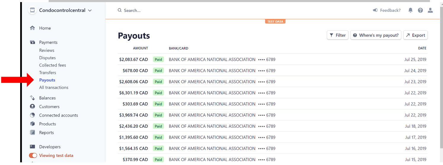 Stripe Reconciliation Guide – Condo Control - English