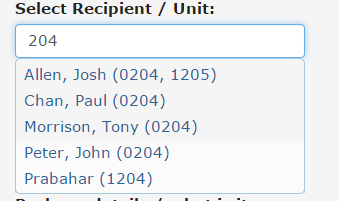 How to log a package – Condo Control - English